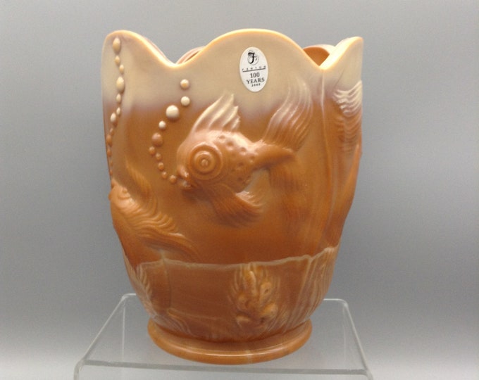 Fenton Atlantis Embossed Koi Fish Easter Chocolate 100TH - Etsy