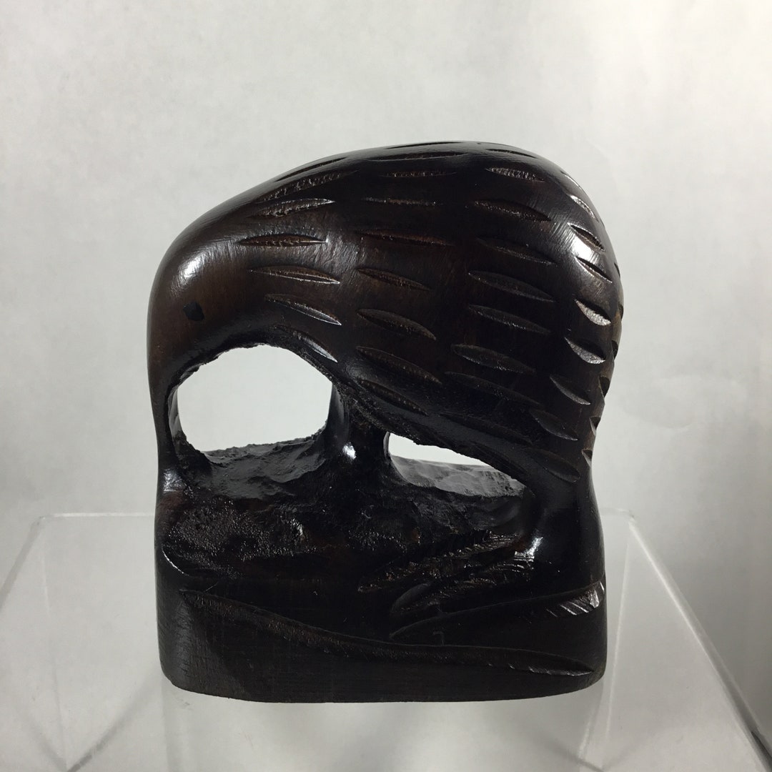 Tohunga Whakairo Native Timber Hand Carved Kiwi Bird Figurine - Etsy