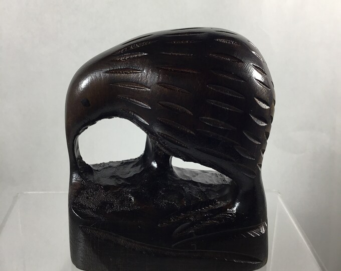 Tohunga Whakairo Native Timber Hand Carved Kiwi Bird Figurine - Etsy