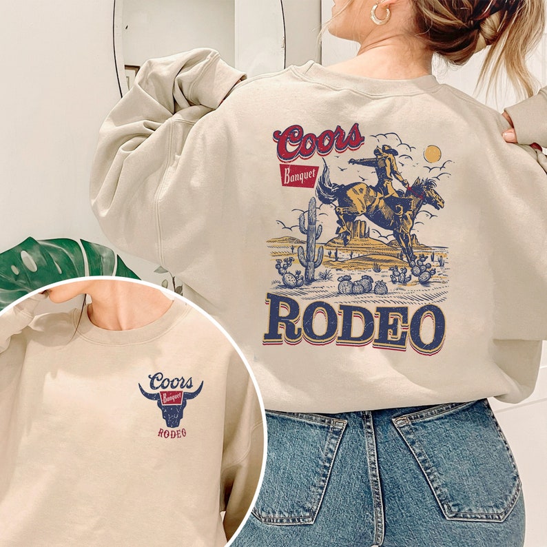 Coors Banquet Rodeo Shirt, Coors Sweatshirt, Country Western Sweatshirt ...