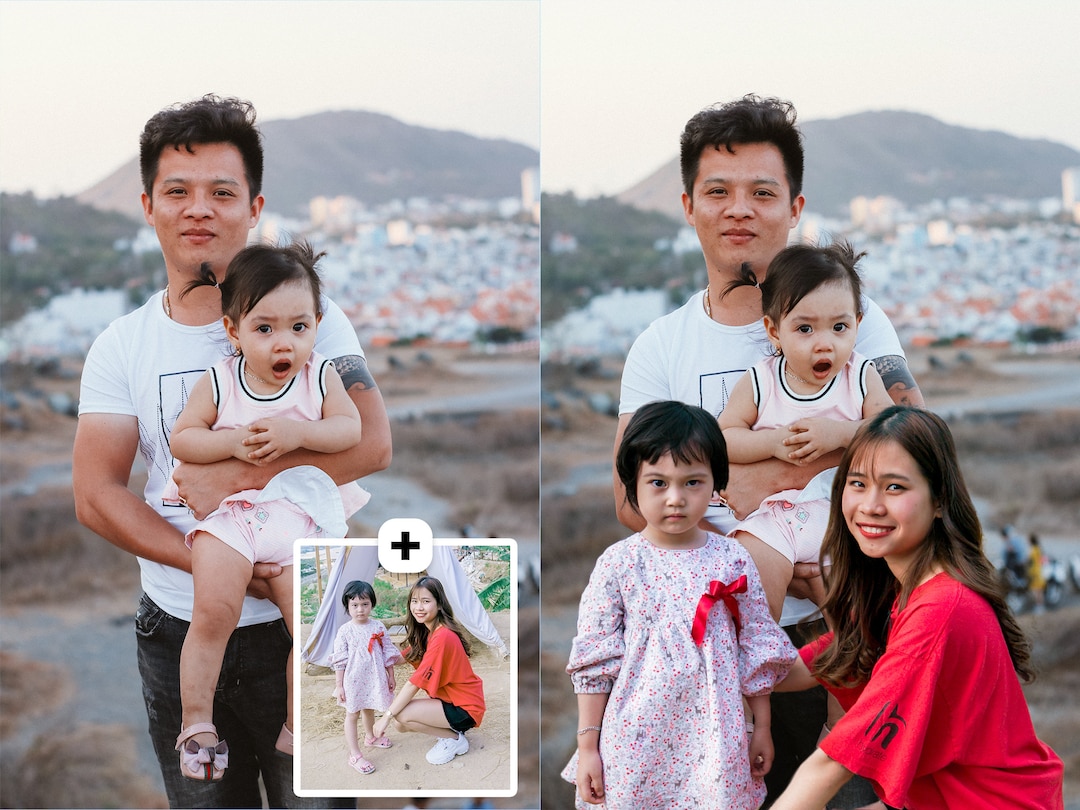 Merge Photos Service! Combine Different Pics, Add Object, Put Deceased ...