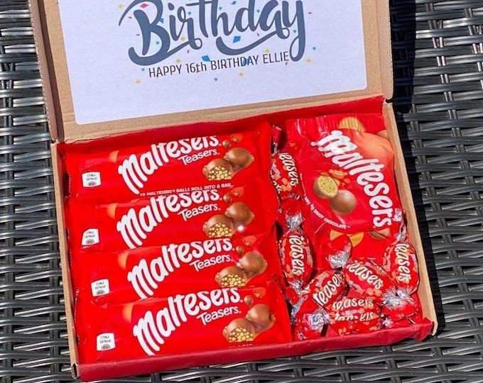 Maltesers Teasers Chocolate Hamper Gift Box Letterbox Gift - Etsy