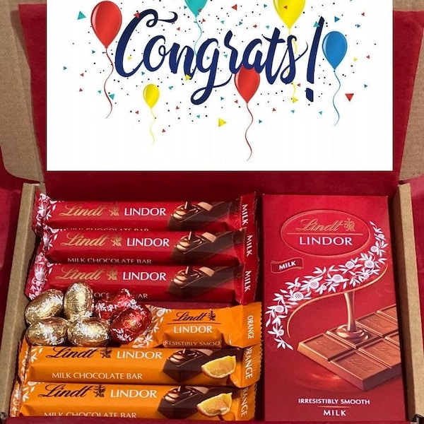 Lindt Chocolate Hamper - Etsy UK
