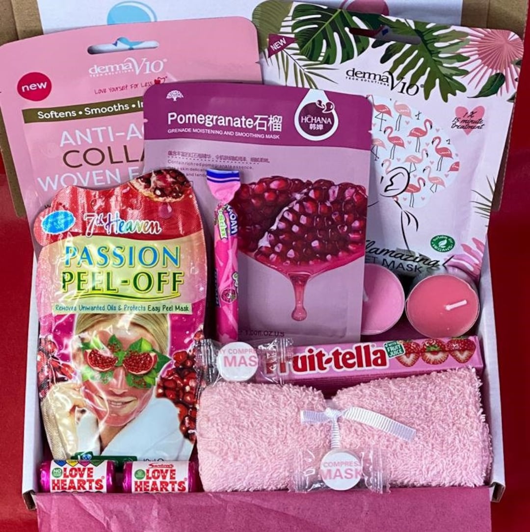Personalised Self Care Hamper Spa Pamper Box, Gift Box for Her Birthday ...