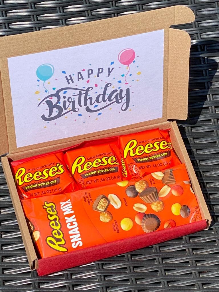 Reeses Gift Box Handmade Reese's Hamper Reeces - Etsy UK