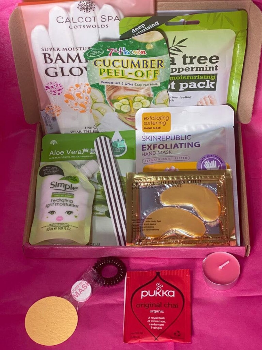 Personalised Pamper Gift Pamper Box Letterbox Gift Care Package Pick Me ...
