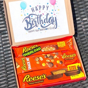 Reeses Gift Box | Handmade Reese's Hamper | Reeces Chocolate Present ...