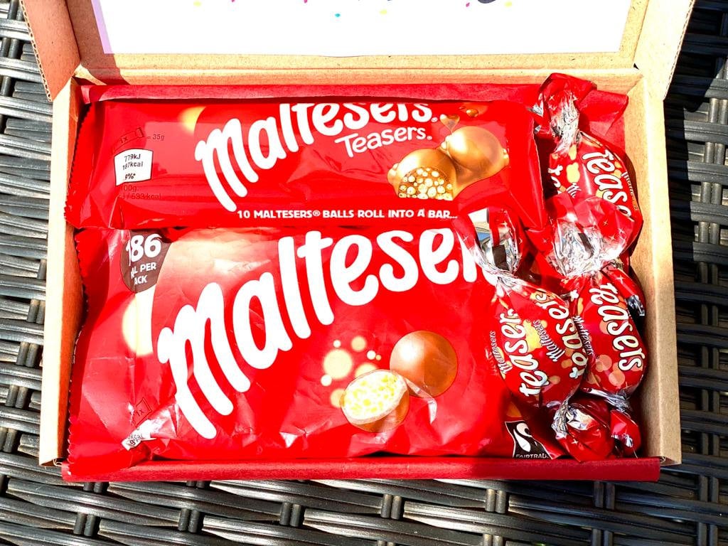 Maltesers Teasers Chocolate Hamper Gift Box Letterbox Gift | Etsy