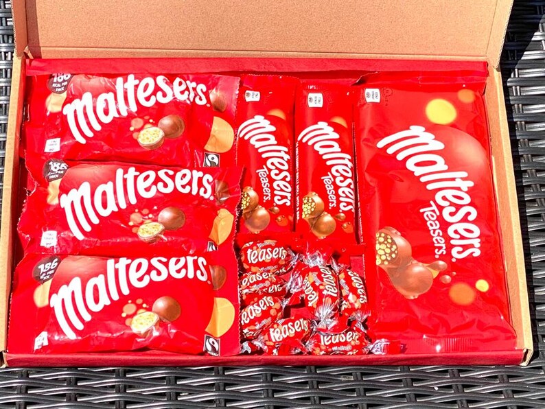 Maltesers Teasers Chocolate Hamper Gift Box Letterbox Gift | Etsy UK