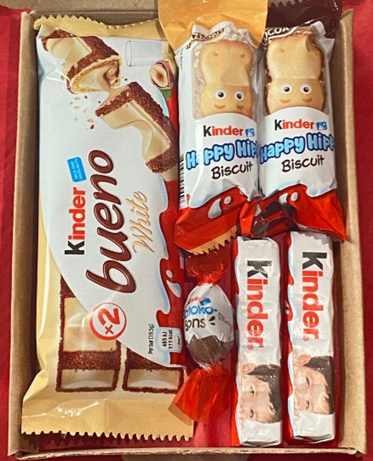 PERSONALISED Kinder Chocolate Hamper Selection Box Kinder | Etsy