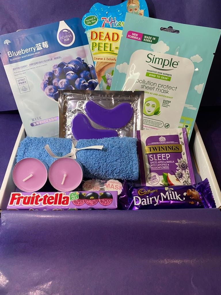 Self Care Hamper Spa Pamper Box, Personalised Gift Box for Her Birthday ...