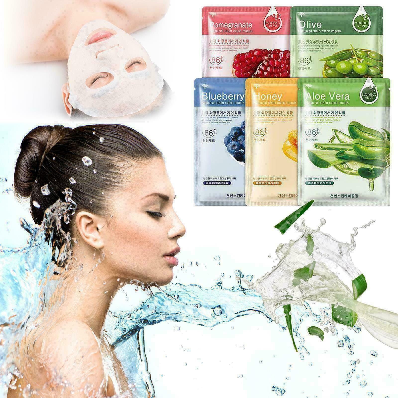 Hydrating Sheet Masks Face Mask Gift Box. Self Care Skin Refreshing ...
