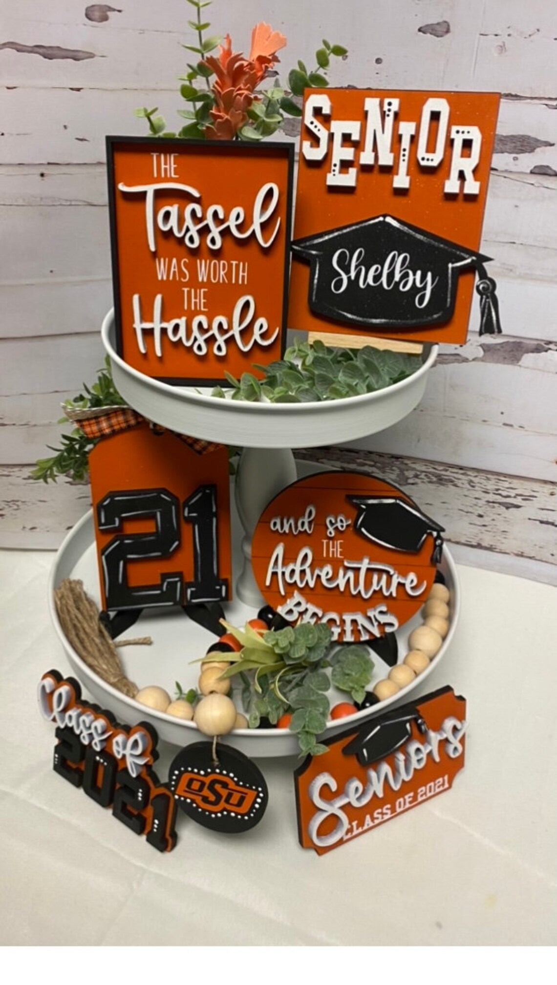 Graduation Tier Tray Congrats to Class of 2021 | Etsy