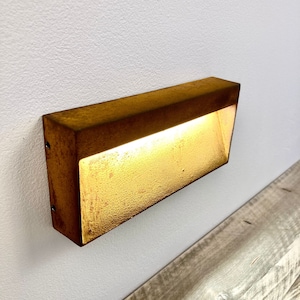 Outdoor LED Wall Light, Wall Lamp Effective Architectural Light, Rusty ...