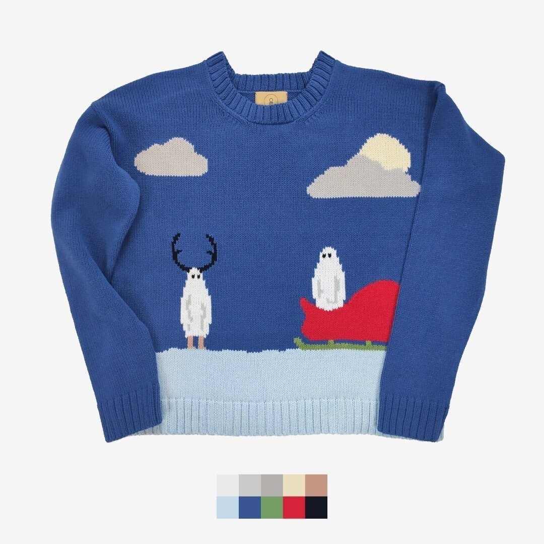 Sister Winter - Intarsia Christmas Sweater - Etsy