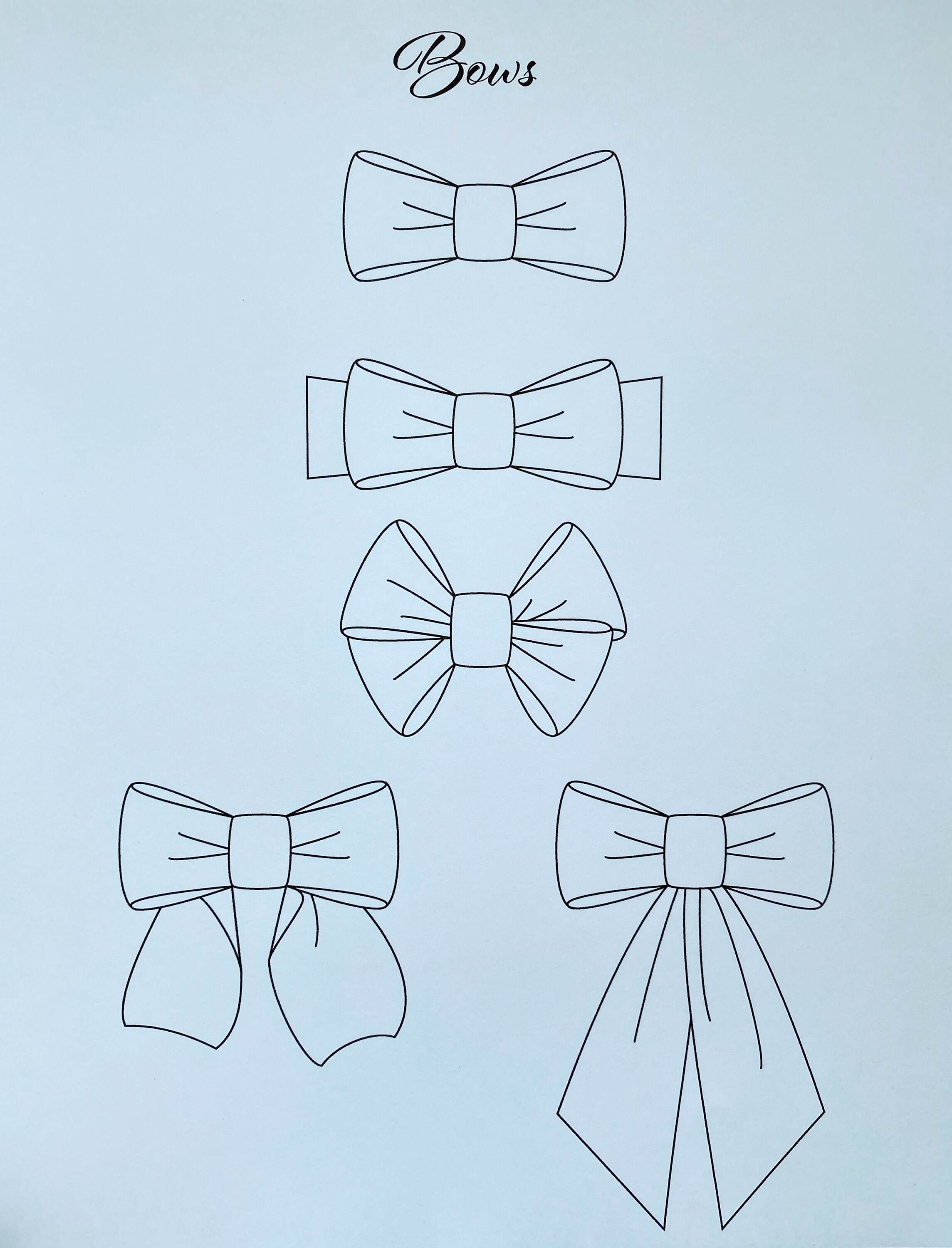 How To Draw Anime Hair Bow