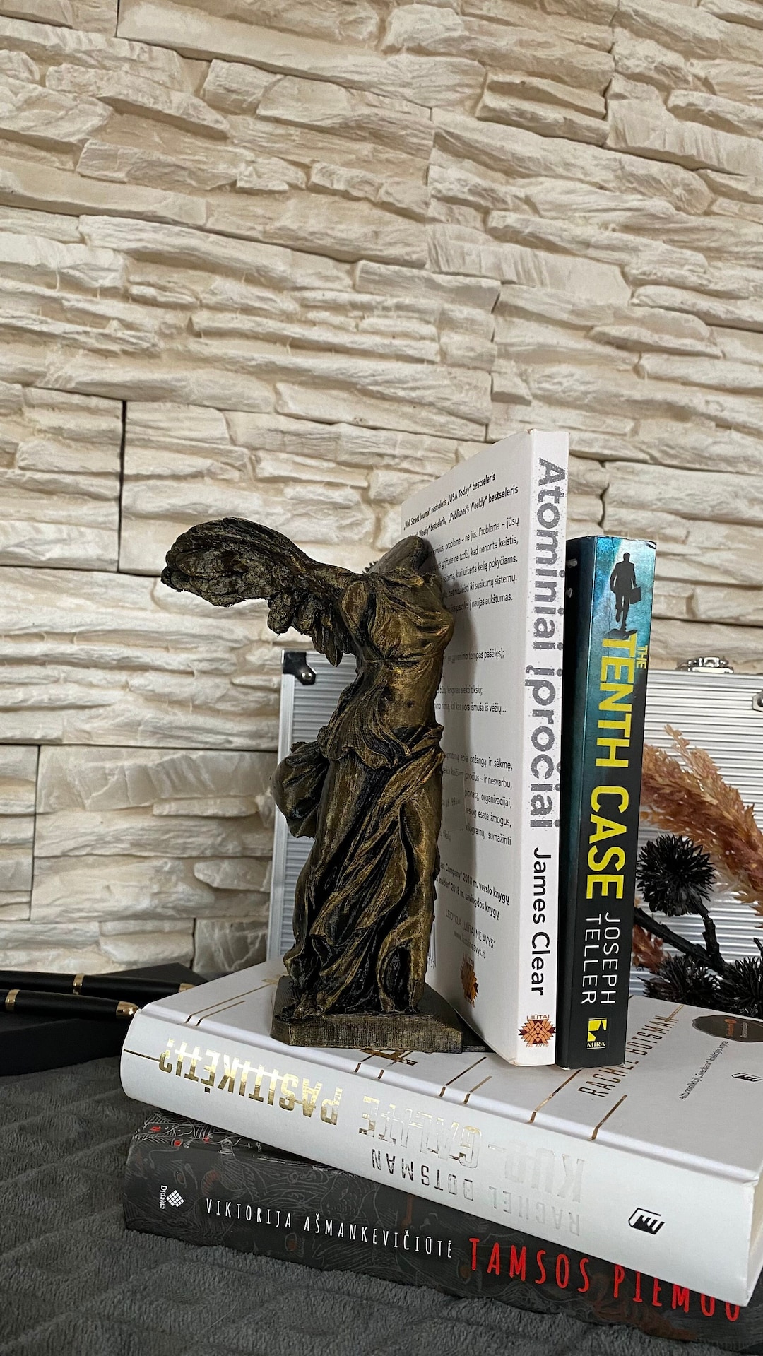 Antique Gold Victory Statue Bookend / 3D Printed - Etsy
