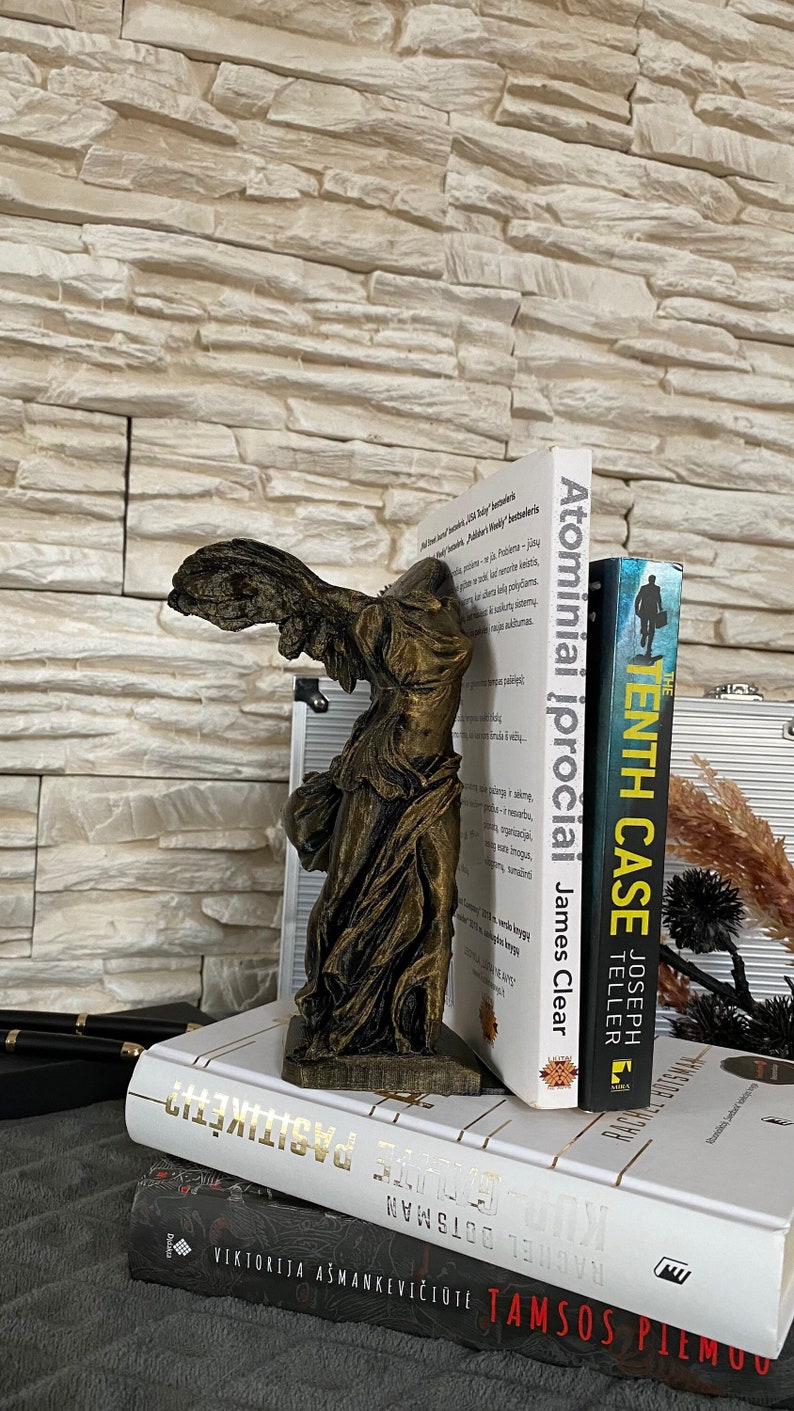 Antique Gold Victory Statue Bookend / 3D Printed - Etsy