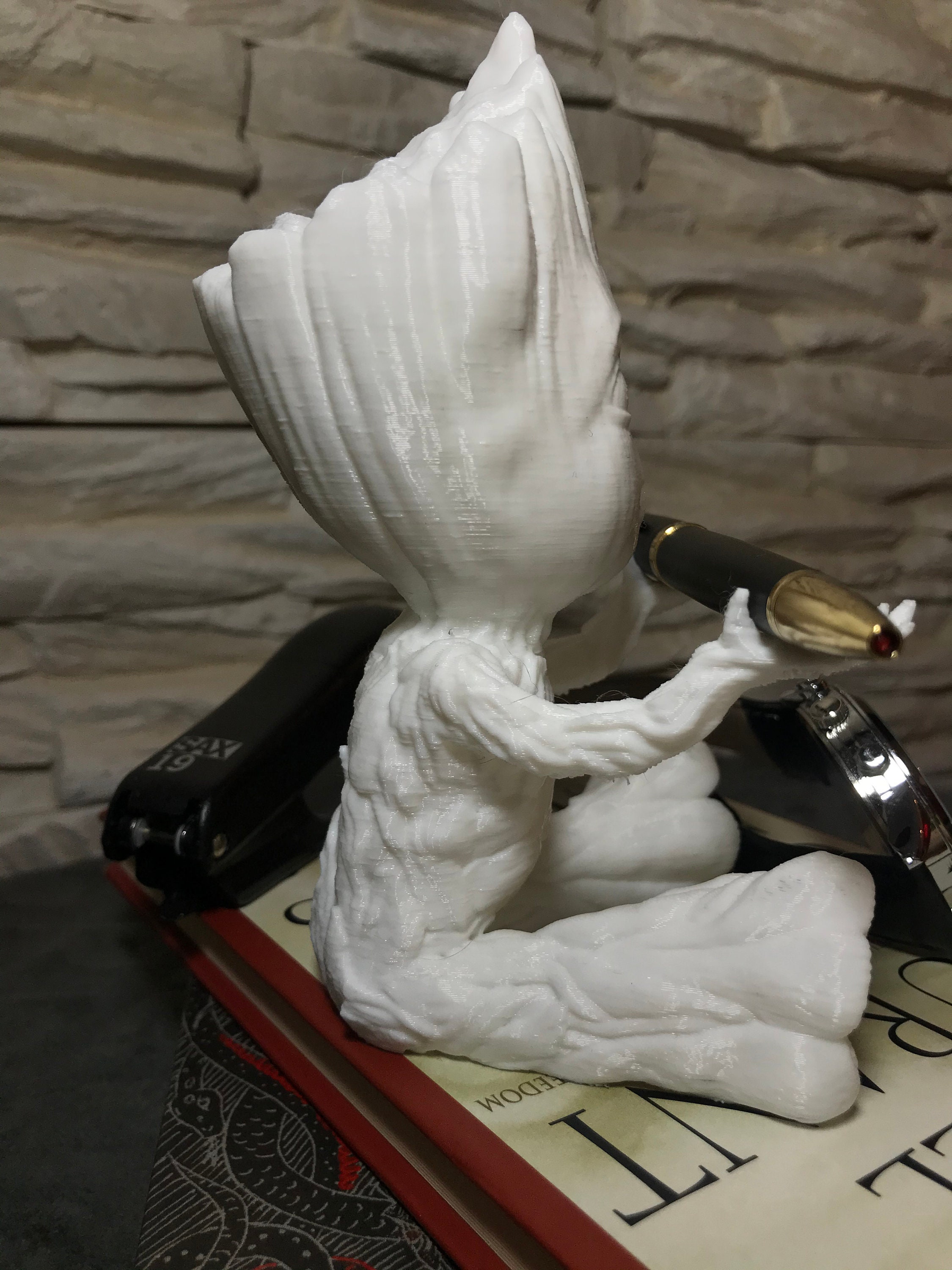 Baby Groot Pen Holder / Guardians of the Galaxy / 3D Printed | Etsy