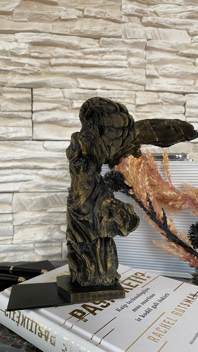 Antique Gold Victory Statue Bookend / 3D Printed - Etsy