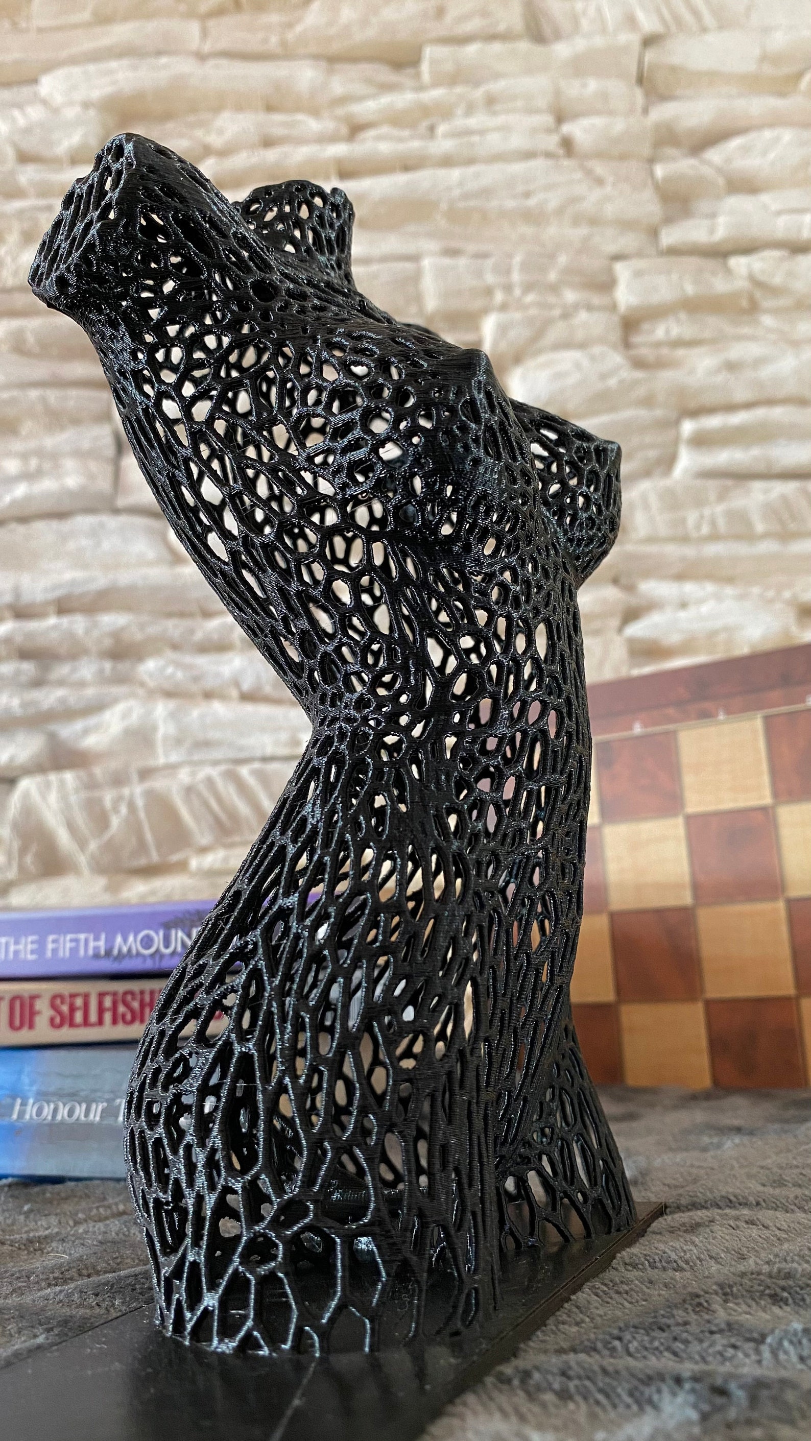 Female Torso Wireframe Bookend / 3D Printed - Etsy