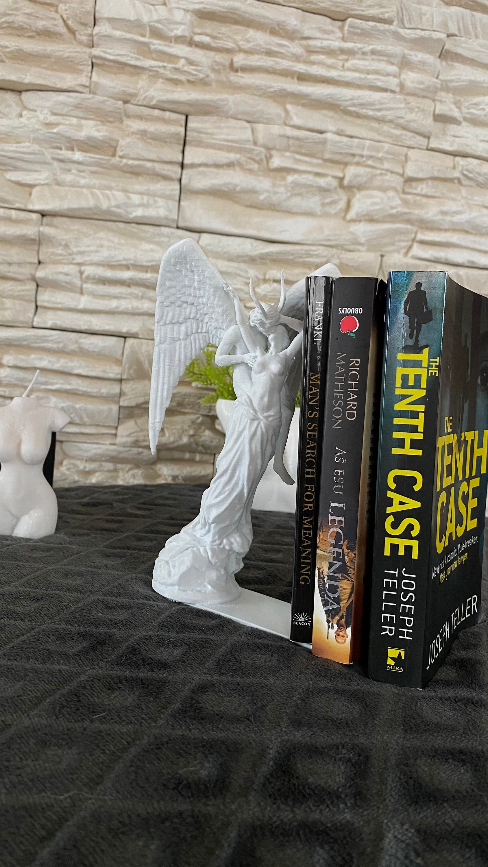 Angel and Devil Kiss Bookend / 3D Printed - Etsy Australia