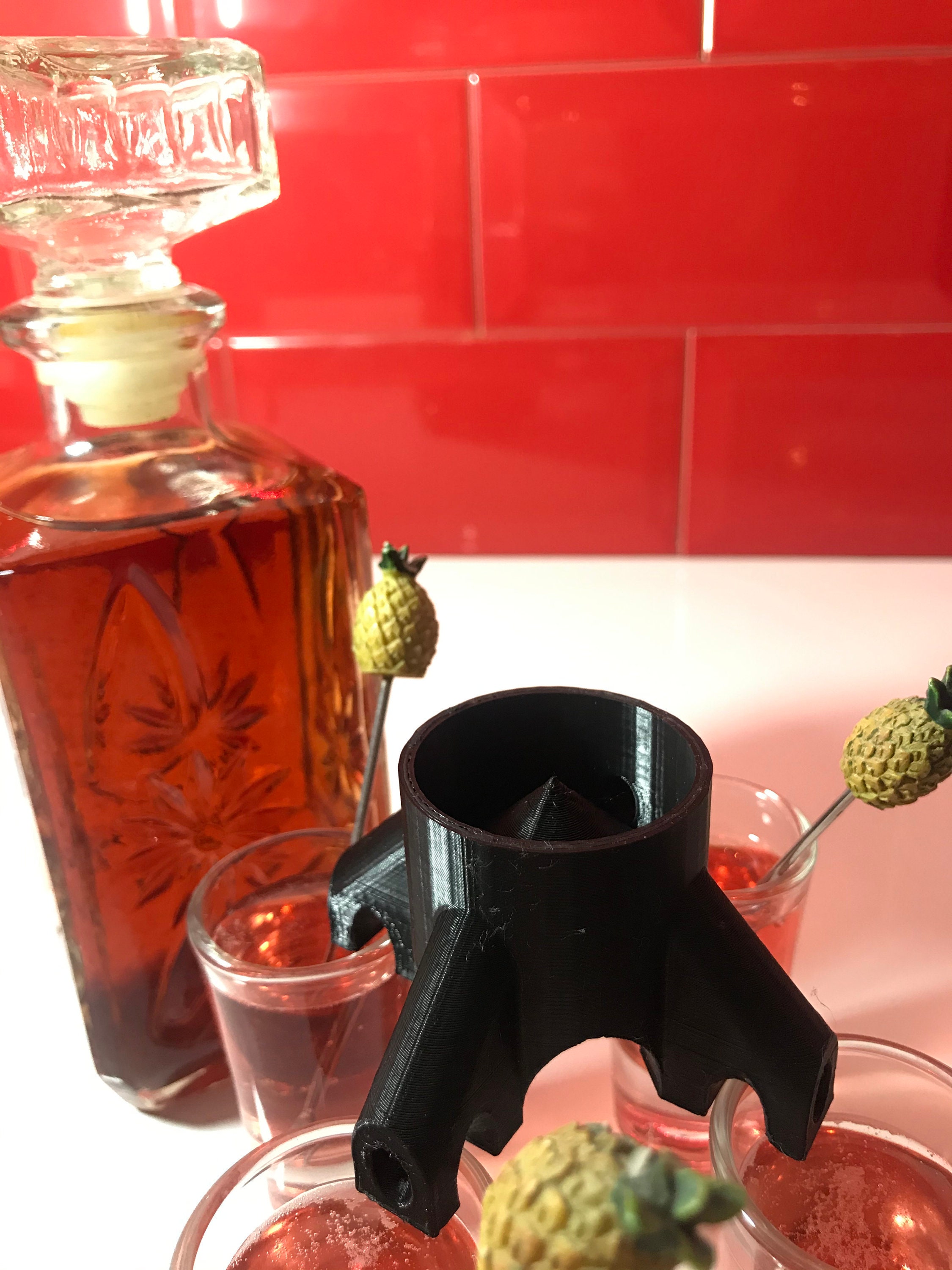 4-way SHOTS Dispenser / Party / 3D Printed / Liquor Dispenser - Etsy