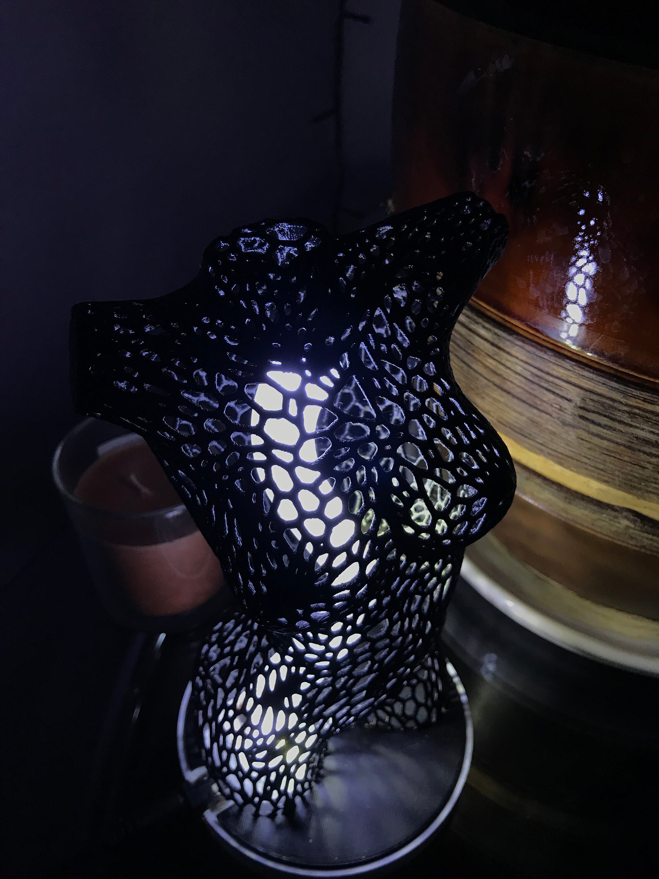Female Torso Desk Lamp / 3D Printed | Etsy