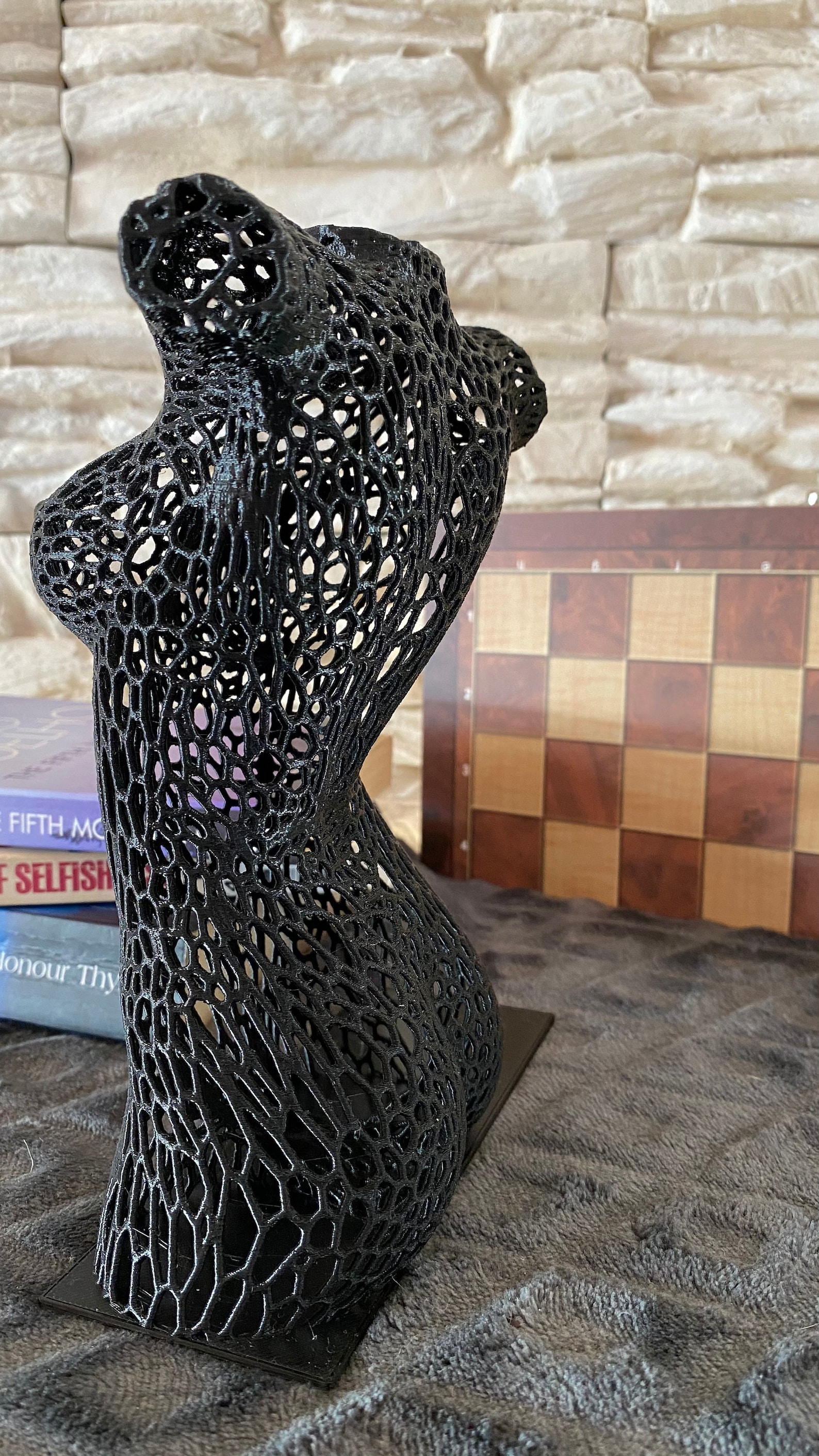 Female Torso Wireframe Bookend / 3D Printed - Etsy