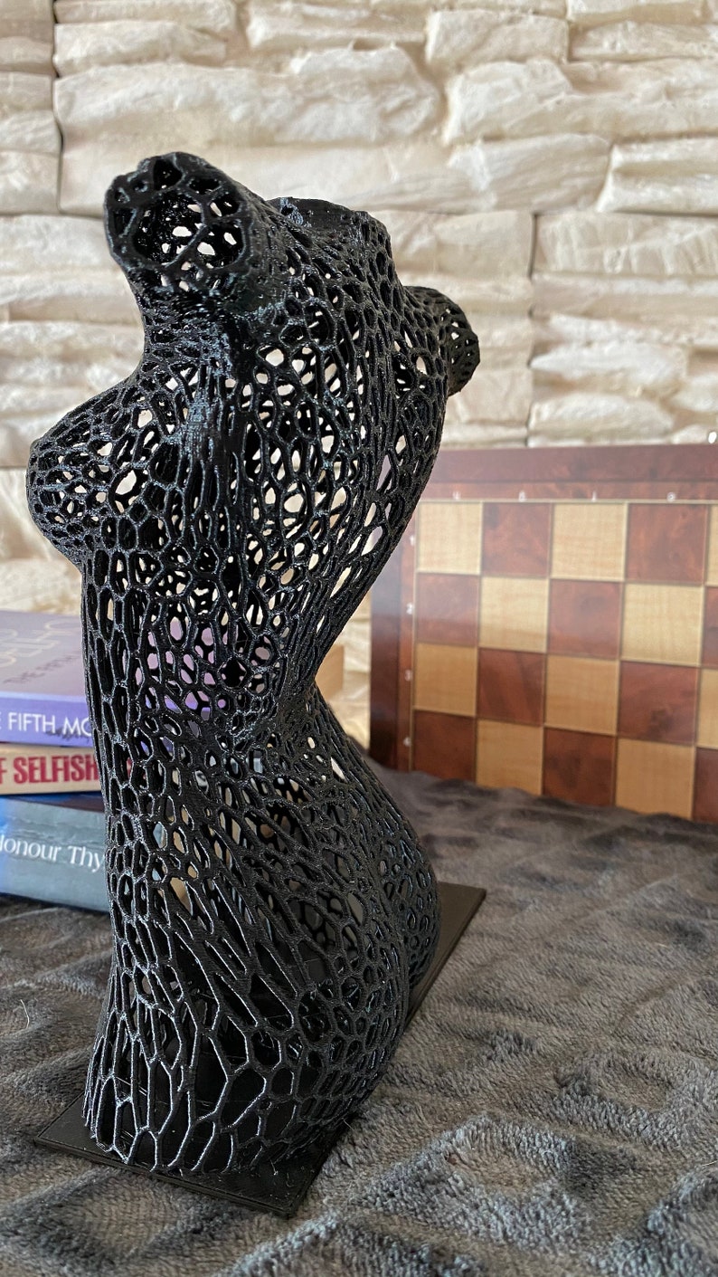 Female Torso Wireframe Bookend / 3D Printed - Etsy