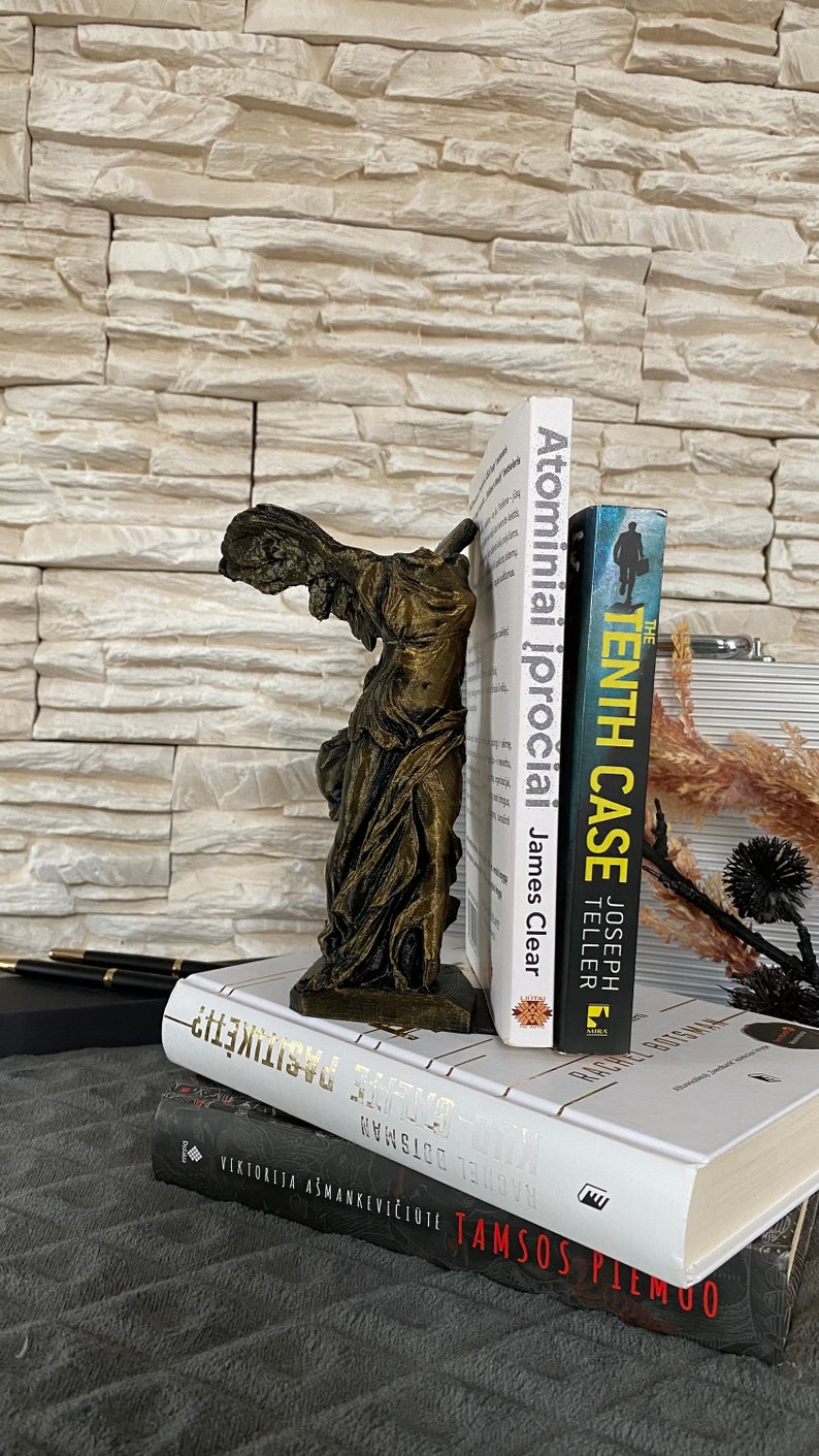 Antique Gold Victory Statue Bookend / 3D Printed - Etsy