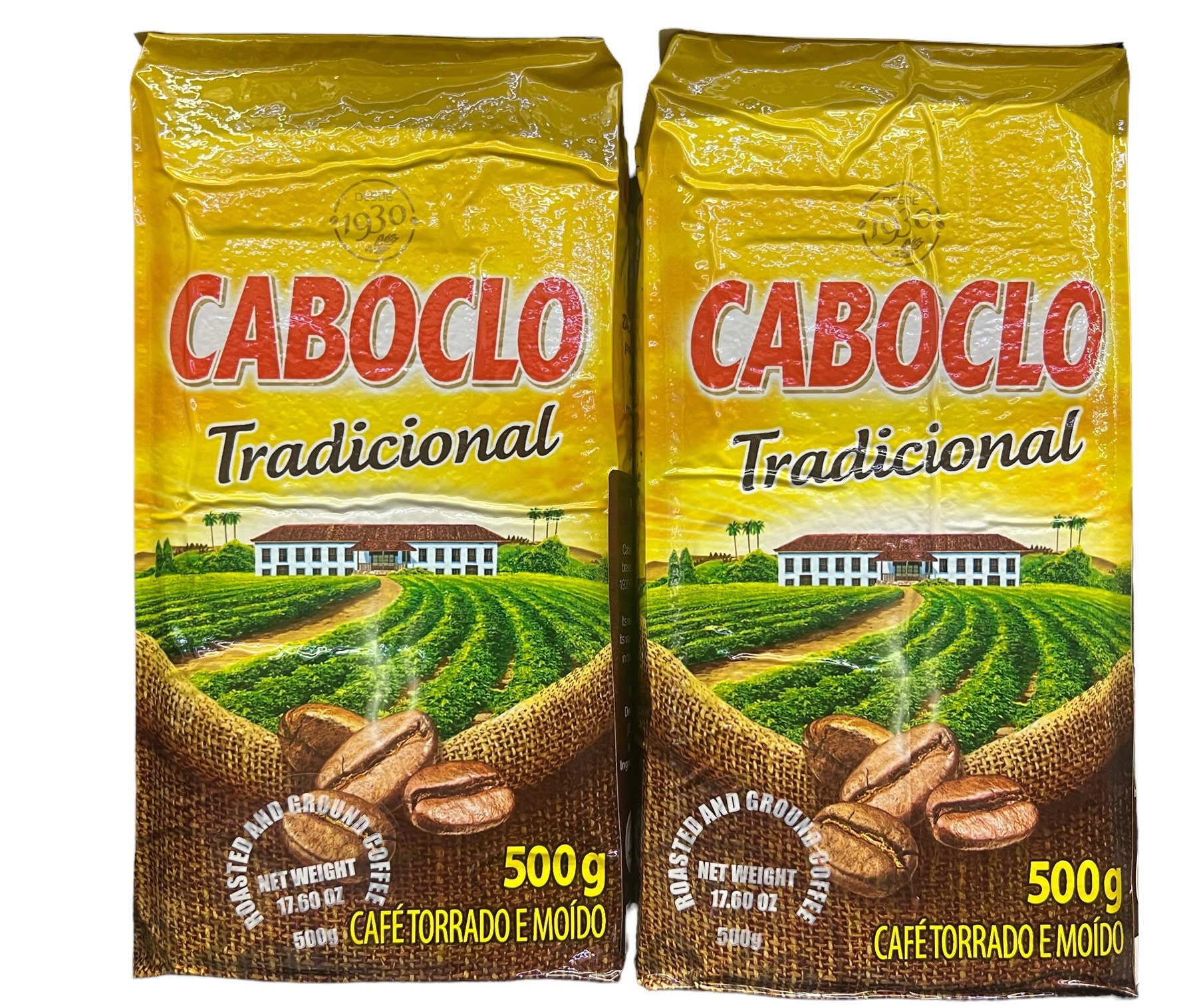 Cafe Caboclo 500g Torrado E Moído Roast and Ground Coffee 17.60oz Pack ...