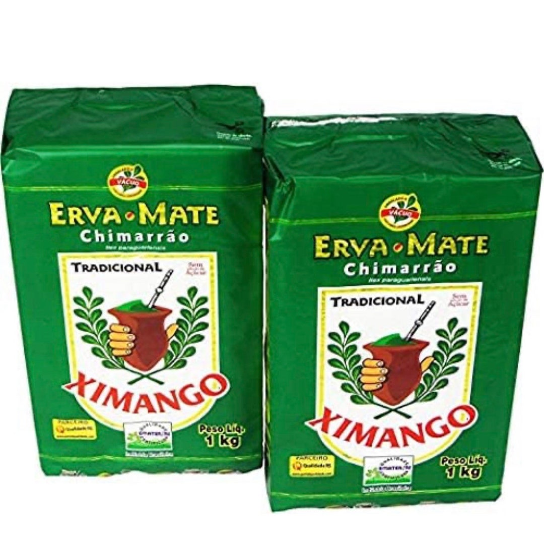 Ximango Yerba Mate 35.27 Oz Erva-mate Para Chimarrão Ximango 1kg 2 Bags ...