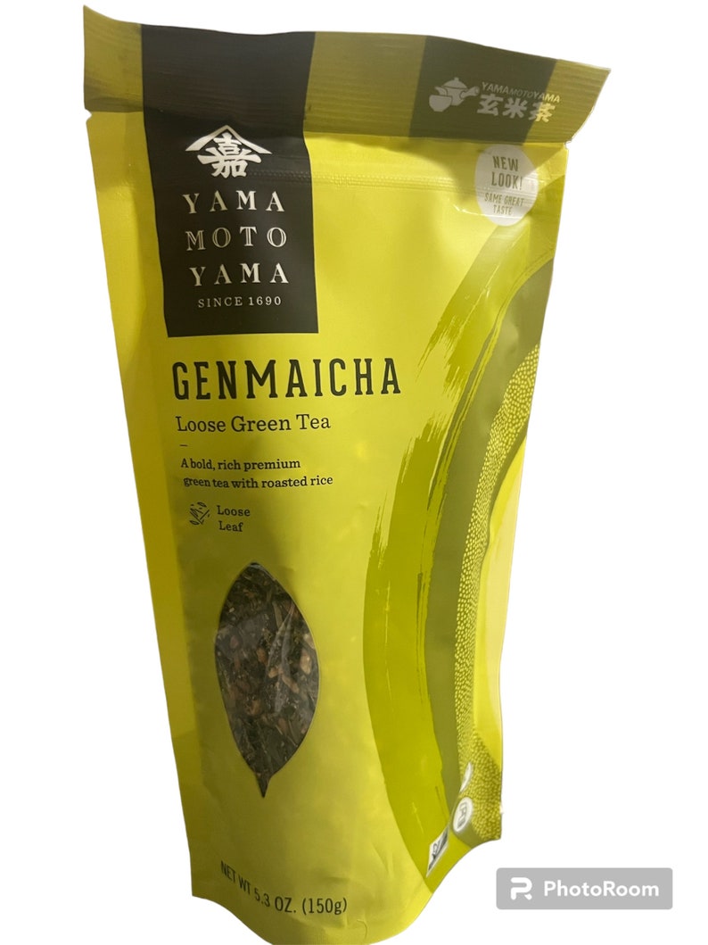 Japanese Loose Leaf Genmaicha Green Tea 5.3 Oz - Etsy
