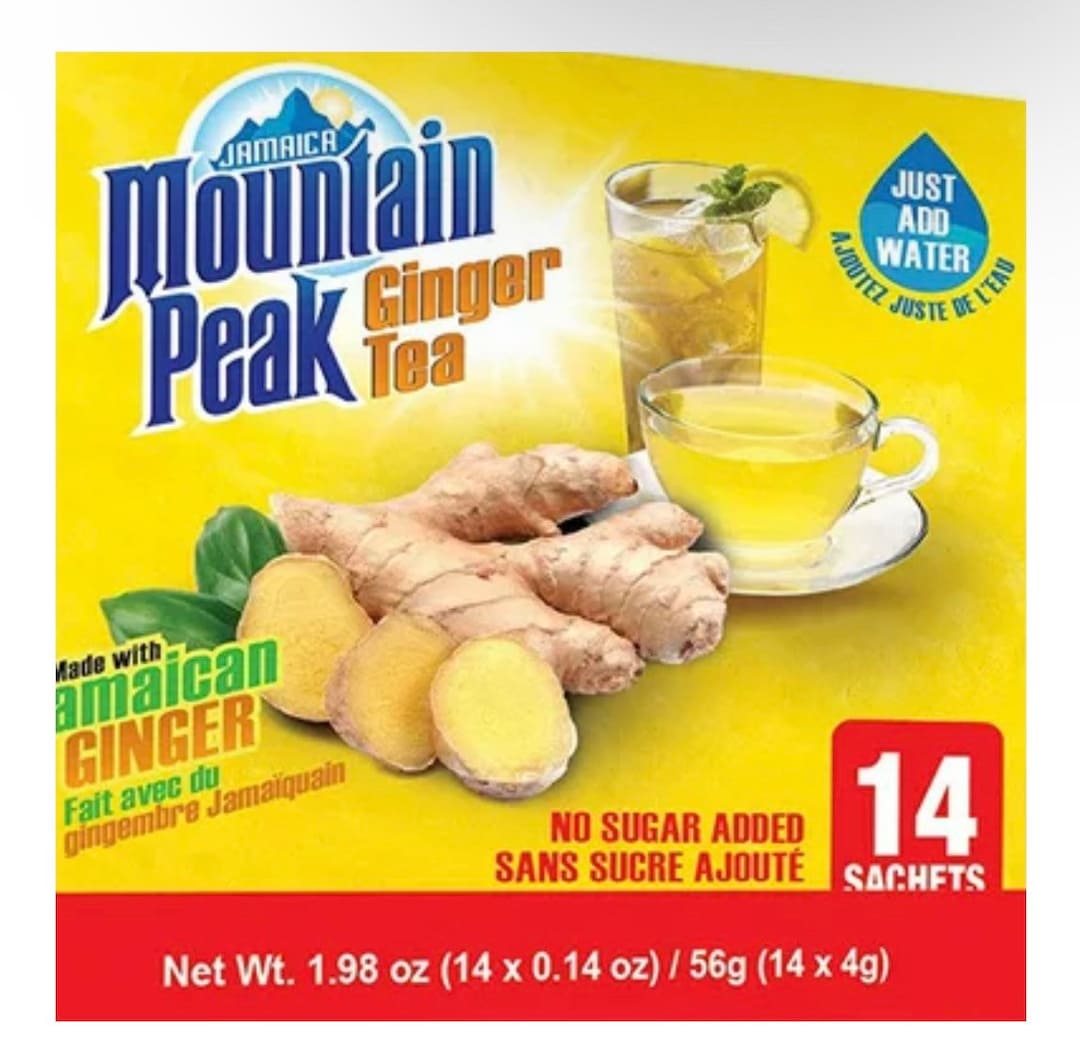 Mountain Peak Ginger Turmeric Tea Jamaican Tea - Etsy