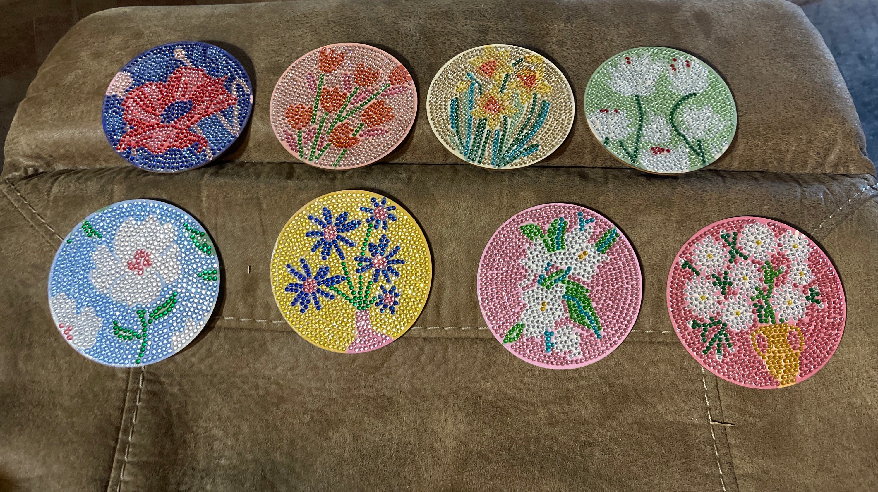 Diamond Painting Coaster Sets - Etsy