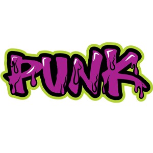 Punk Drip SVG / SVG Cut File / Car Decal SVG / Instant Download ...