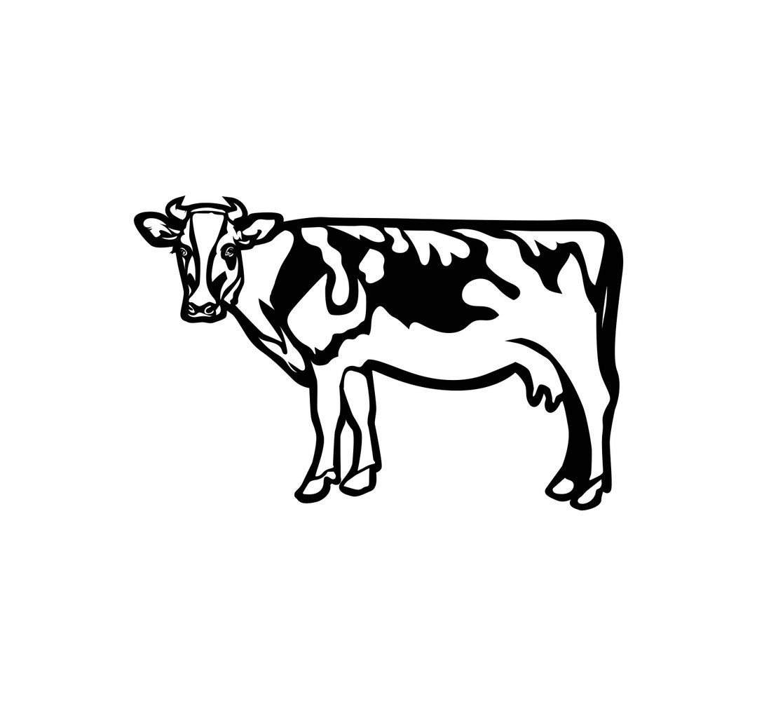 Cow SVG / SVG Cut File / Car Decal SVG / Instant Download / - Etsy ...