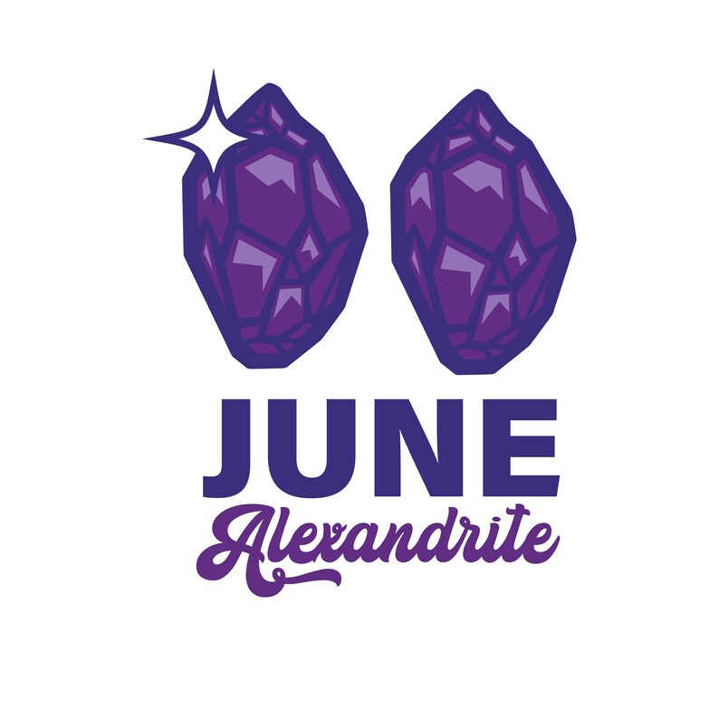 June Alexandrite SVG / SVG Cut File / Car Decal SVG / Instant Download ...