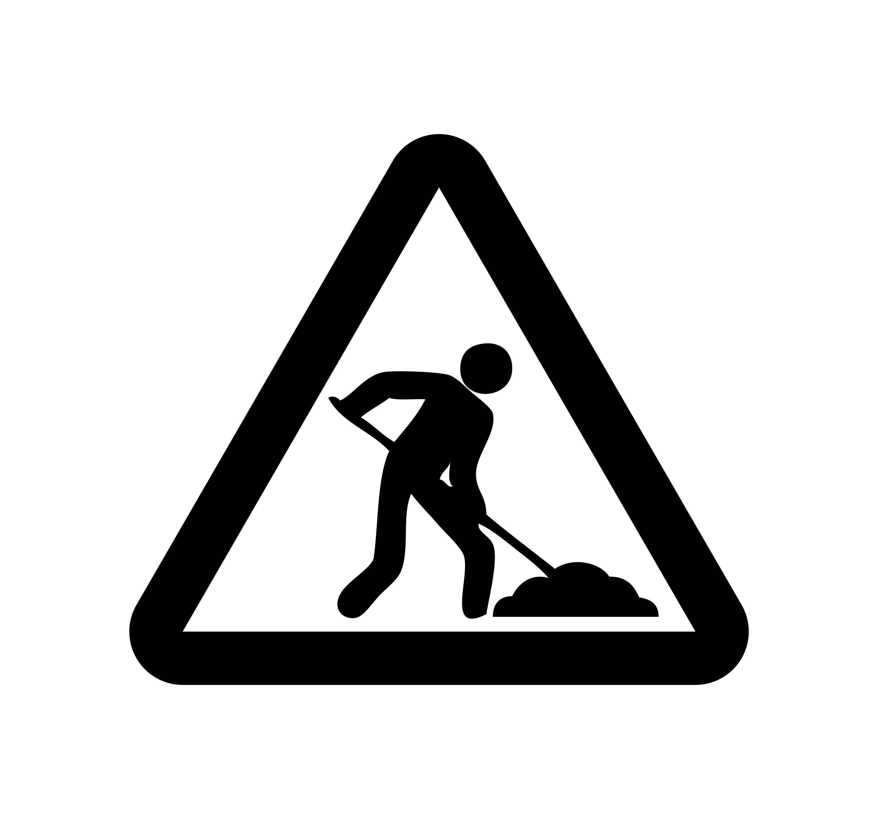 Road Work Ahead Sign SVG / SVG Cut File / Car Decal SVG / Instant ...