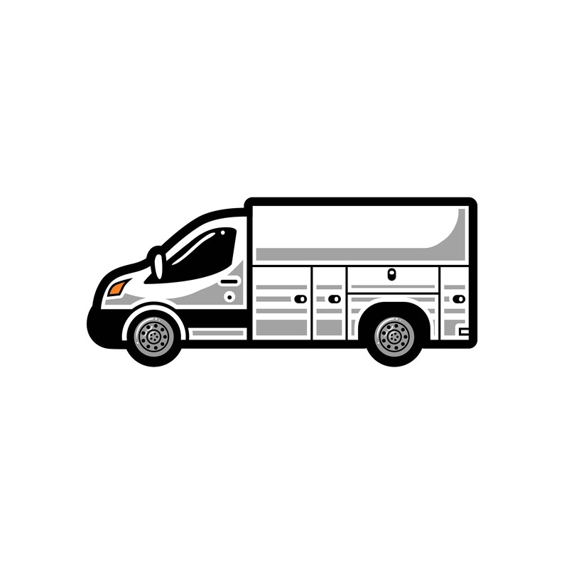 Van SVG / SVG Cut File / Car Decal SVG / Instant Download / Printable ...