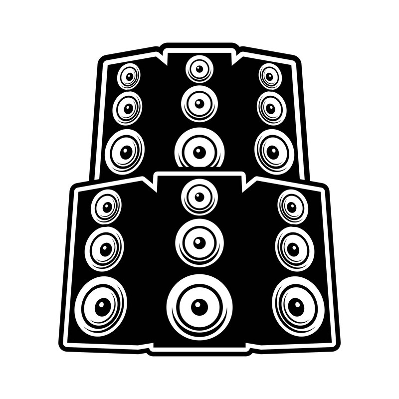 Speakers Svg - Etsy