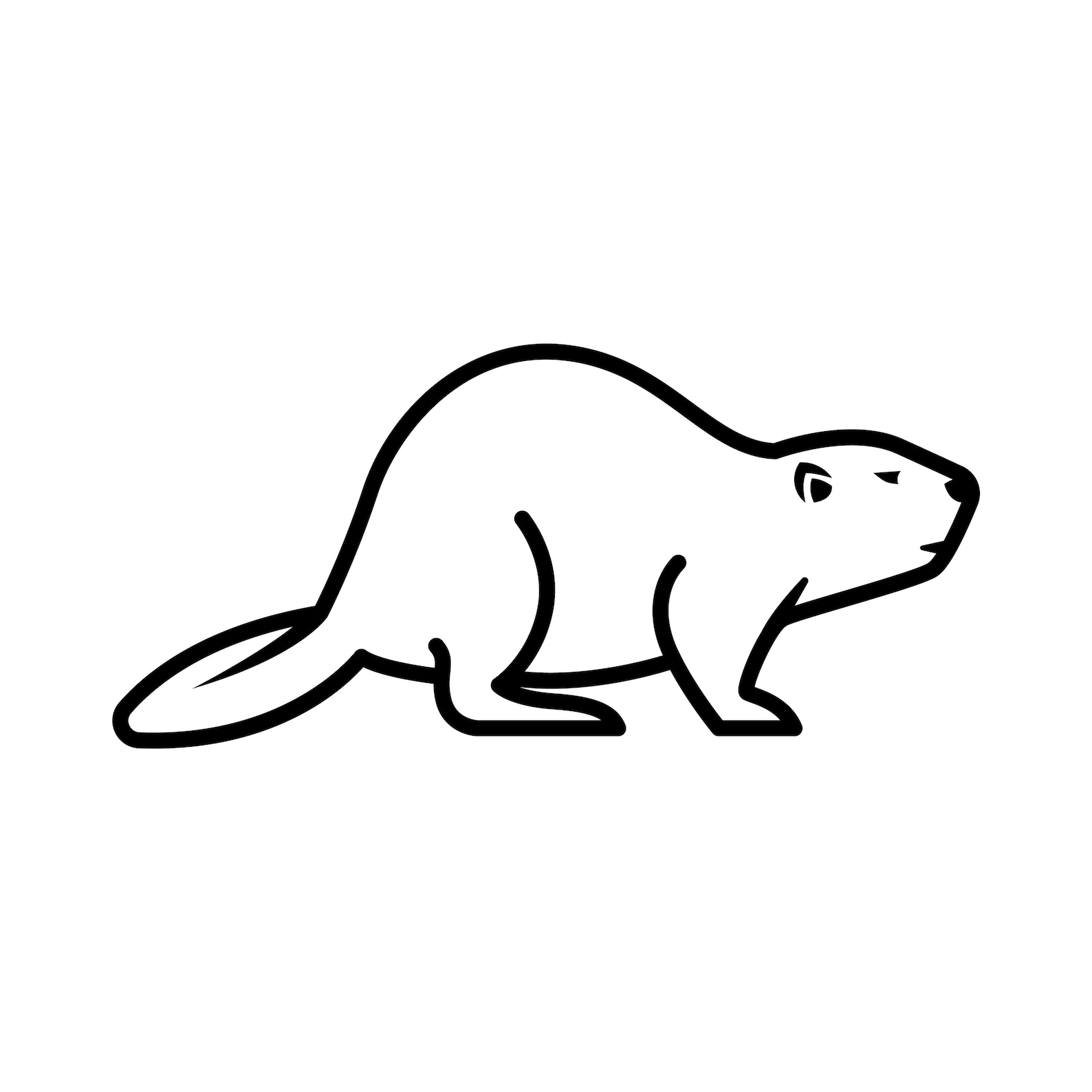 Beaver SVG / SVG Cut File / Car Decal SVG / Instant Download ...