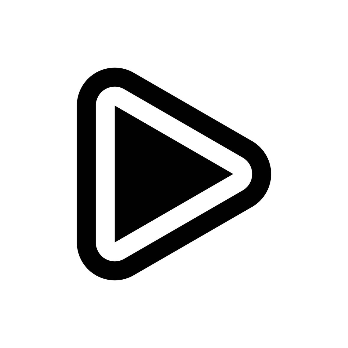 Play Button Icon SVG / SVG Cut File / Car Decal SVG / Instant Download / Printable Vector Clip ...