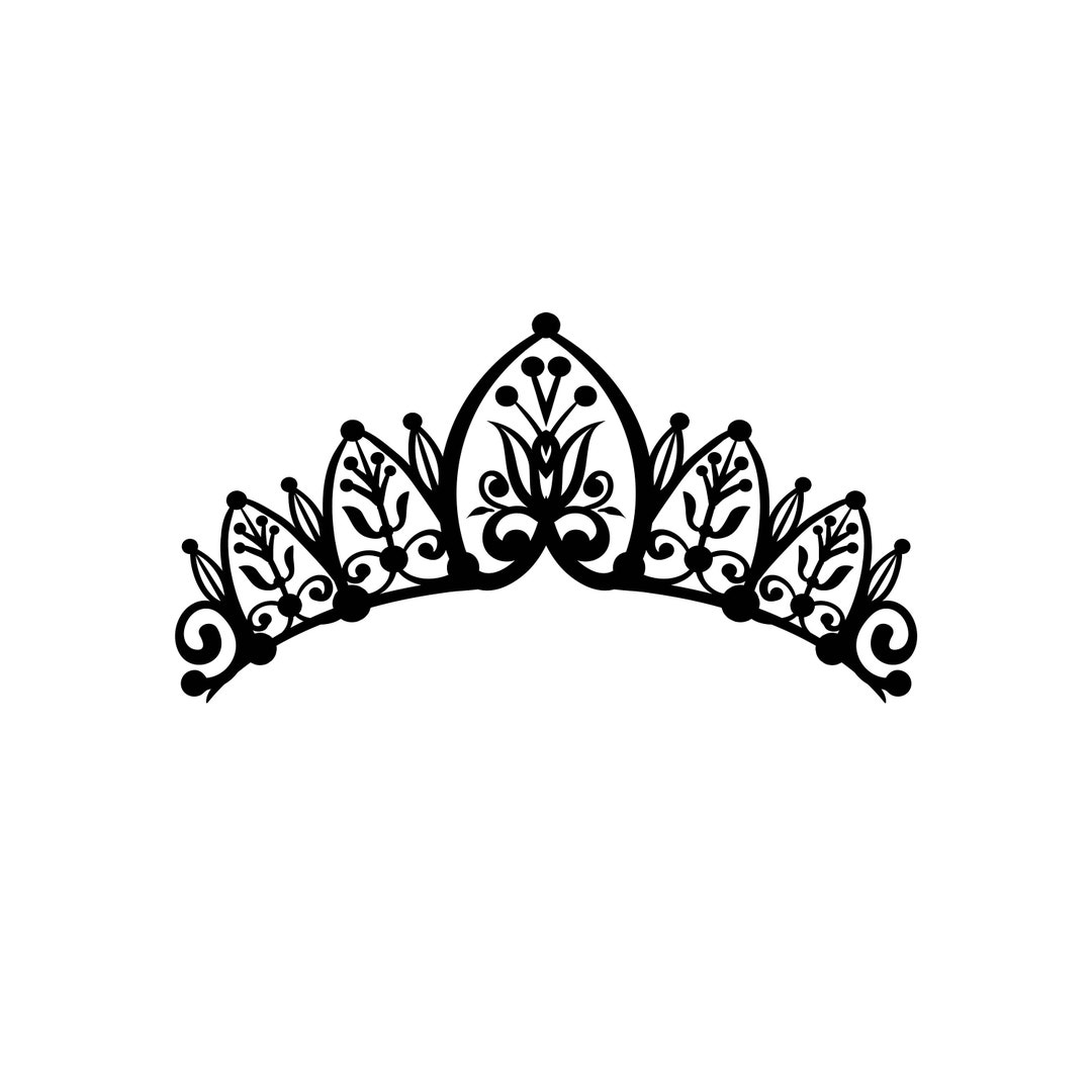 Tiara SVG / SVG Cut File / Car Decal SVG / Instant Download / Printable ...