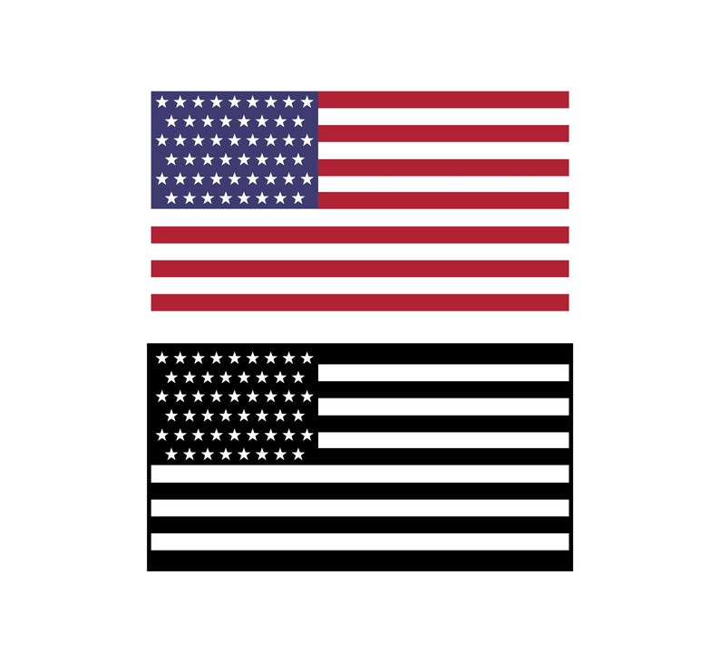 American Flag SVG / SVG Cut File / Car Decal SVG / Instant Download ...