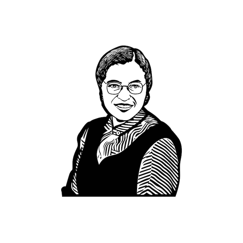Rosa Parks SVG / SVG Cut File / Car Decal SVG / Instant Download ...