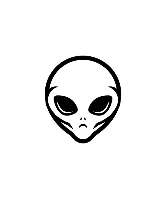 Alien SVG / SVG Cut File / Car Decal SVG / Instant Download / - Etsy México