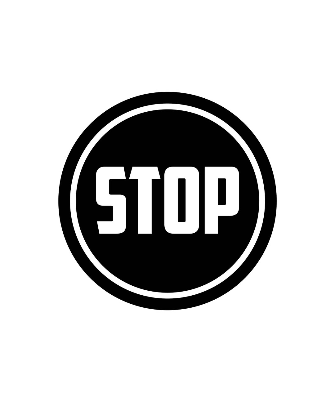 Stop Sign SVG / SVG Cut File / Car Decal SVG / Instant Download ...