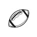Football SVG / SVG Cut File / Car Decal SVG / Instant Download ...